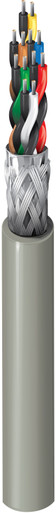 Belden 8336 - RS232, Low Cap, #24-6pr, SR-PVC, O/A Foil+Braid, PVC Jkt, CMG