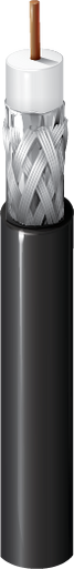 Belden 9100 - Analog Video, RG59, 20 AWG Solid BCCS, Foil + Alum Braid ...