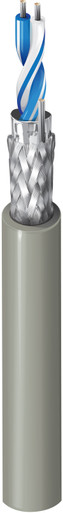 Belden 9841LW - RS485, 1 Pr #24 Str TC, PO Ins, OS+TC Brd, LSZH Jkt, Cca