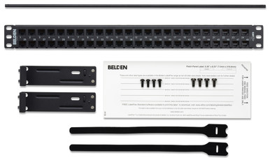 Belden CAT 6 KCONN Coupler PP 48 1U - CAT 6 KeyConect Coupler Patch ...