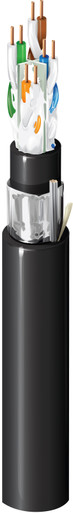 Belden OSP6AF - Category 6A OSP Cable, 4 Pair, F/UTP, Gel Filled