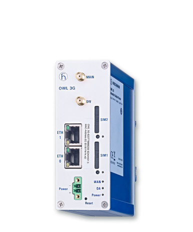 Belden OWL 3G - LTE Ethernet Gateway, Europe, VPN, GPS, Dual SIM, MicroSD