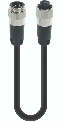 Belden RSP 4-RKP 4-803 - Mini Power Double-Ended Cordset: 1 3/8" male ...