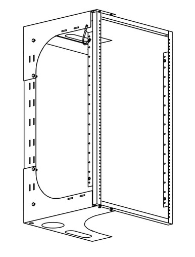 Belden XWR-3619-18HD - Belden Swing-Out Wall Mount Racks