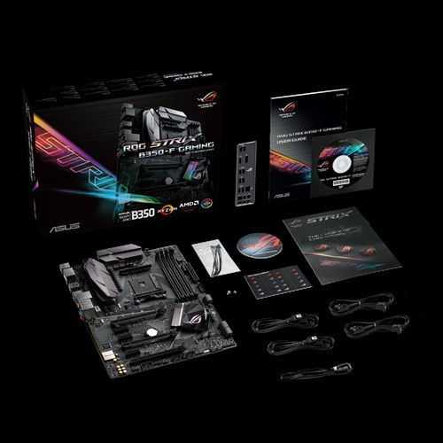 ASUS ROG STRIX B350-F GAMING AMD Socket B350 AM4 ATX M.2 Desktop ...