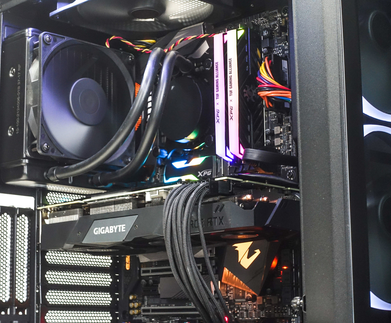 Custom RGB Gaming PC Computer i9-9900K 3.6GHz 16GB 500GB NVME RTX 2080 ...