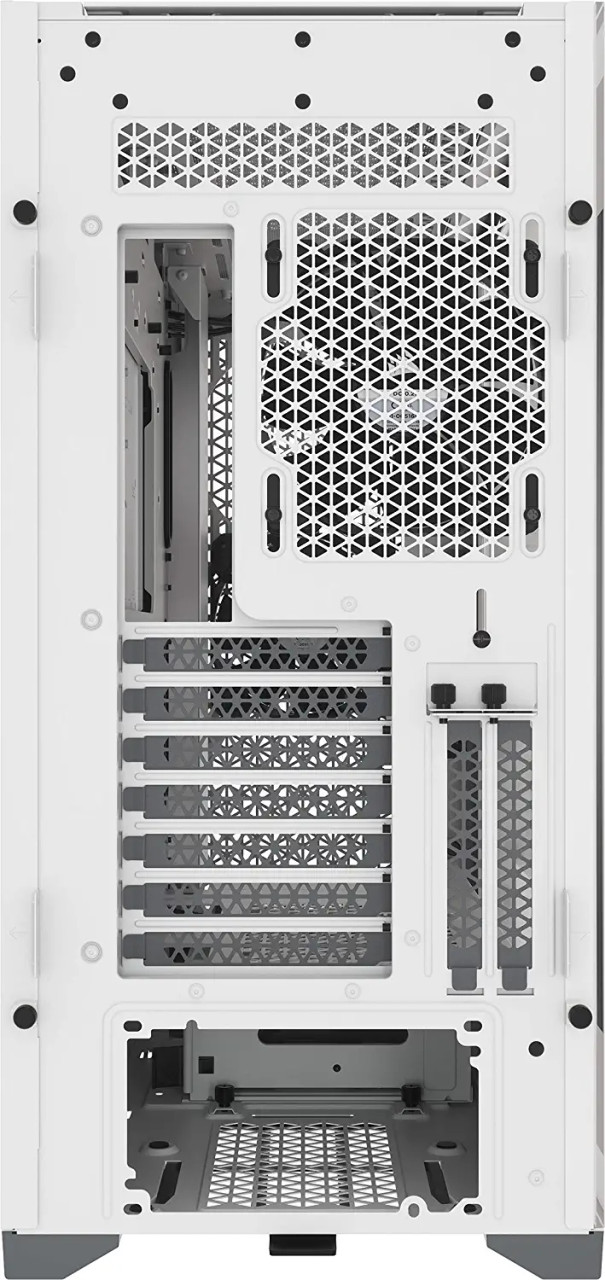 CORSAIR 5000D Airflow White ATX Mid Tower Tempered Glass Desktop ...
