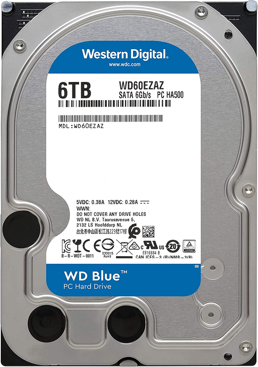 Western Digital 6TB WD Blue PC Hard Drive HDD - CHQstore