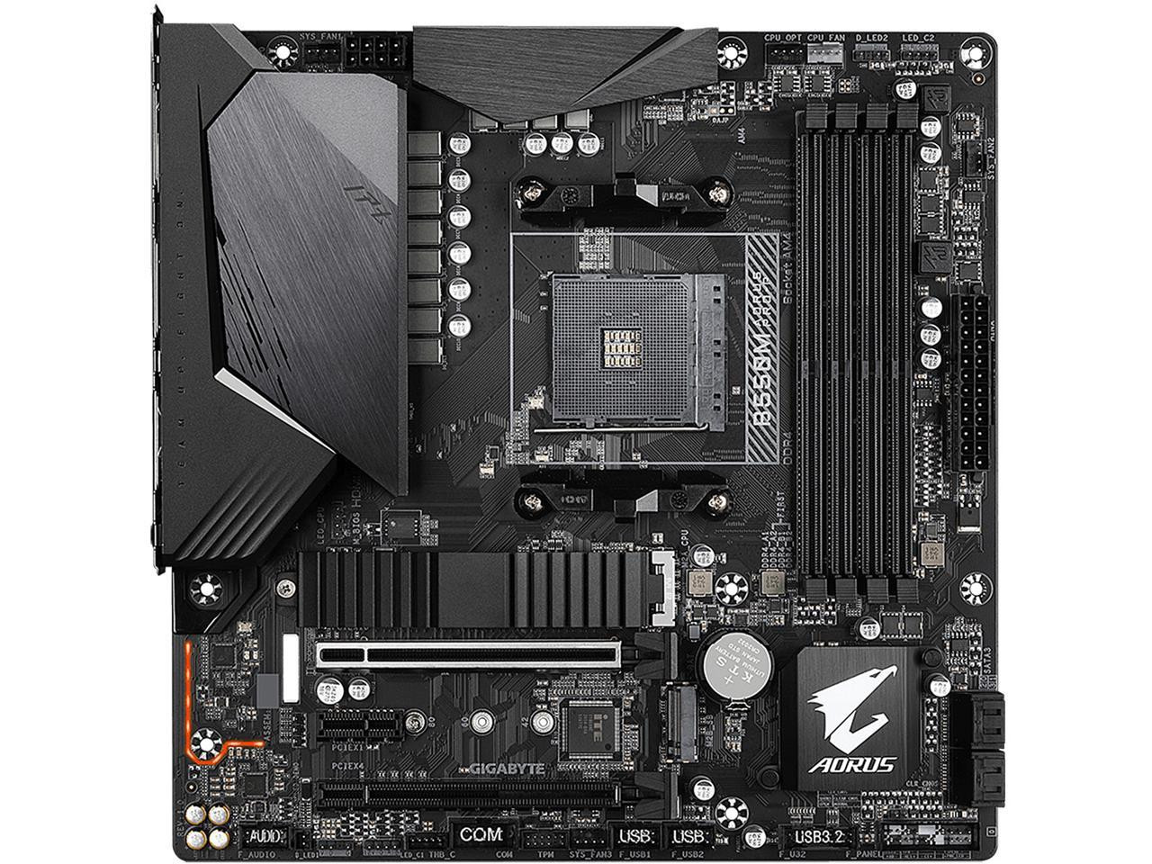 Gigabyte B550M AORUS PRO-P AMD Socket B550 AM4 MicroATX M.2 Desktop ...