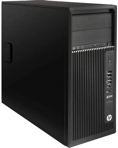 HP Workstation Z240 E3-1245v6 32GB RAM 256GB SSD Tower Desktop PC ...