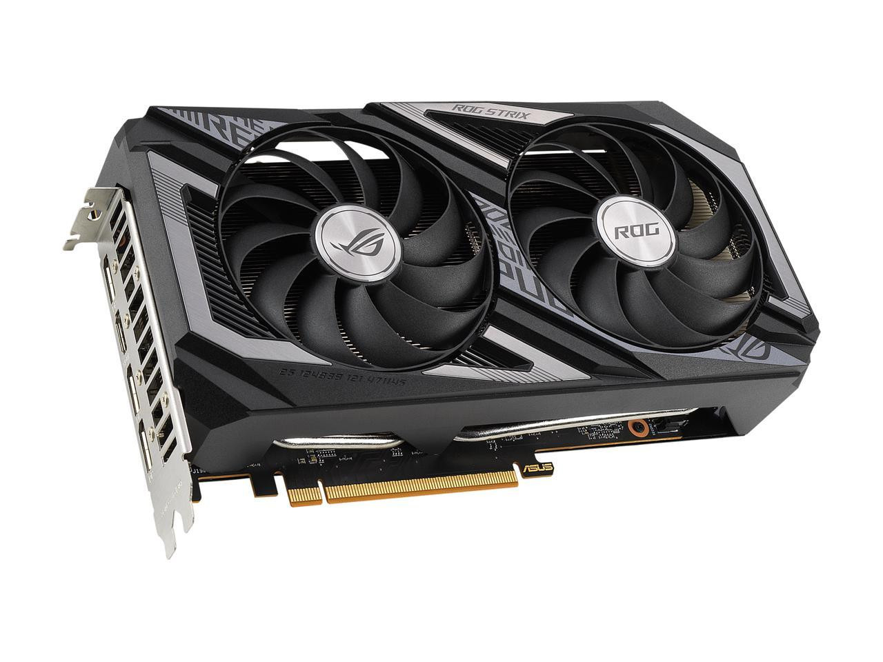 ASUS Radeon RX 6600XT 8GB ROG STRIX Video Graphics Card GPU - CHQstore