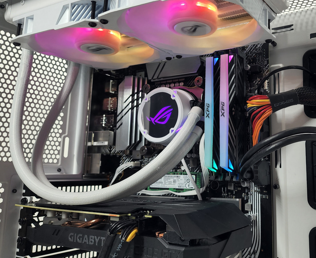 Gaming PC i7-10700K 16GB RAM 512GB NVME M.2 SSD GTX 1660 Super 6GB RGB ...