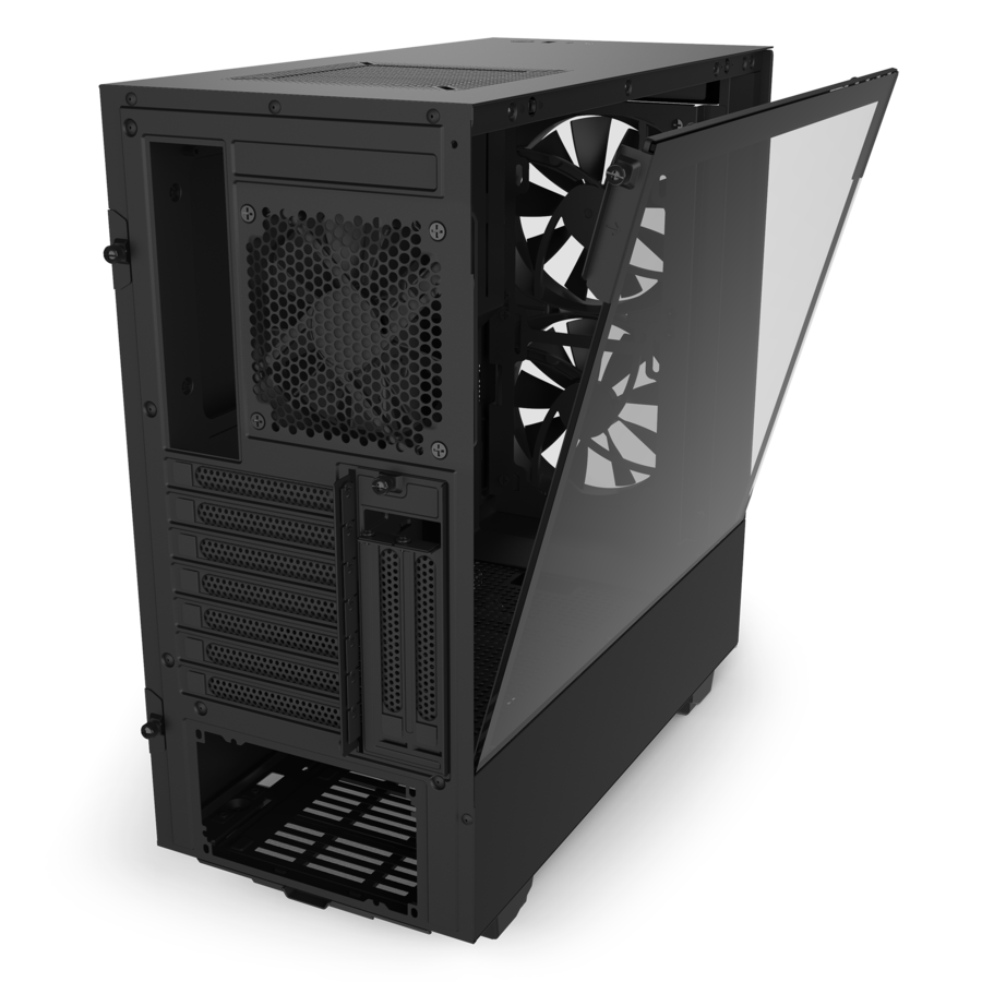 NZXT H510 Elite Black RGB ATX Mid Tower RGB Desktop Computer Case - New ...