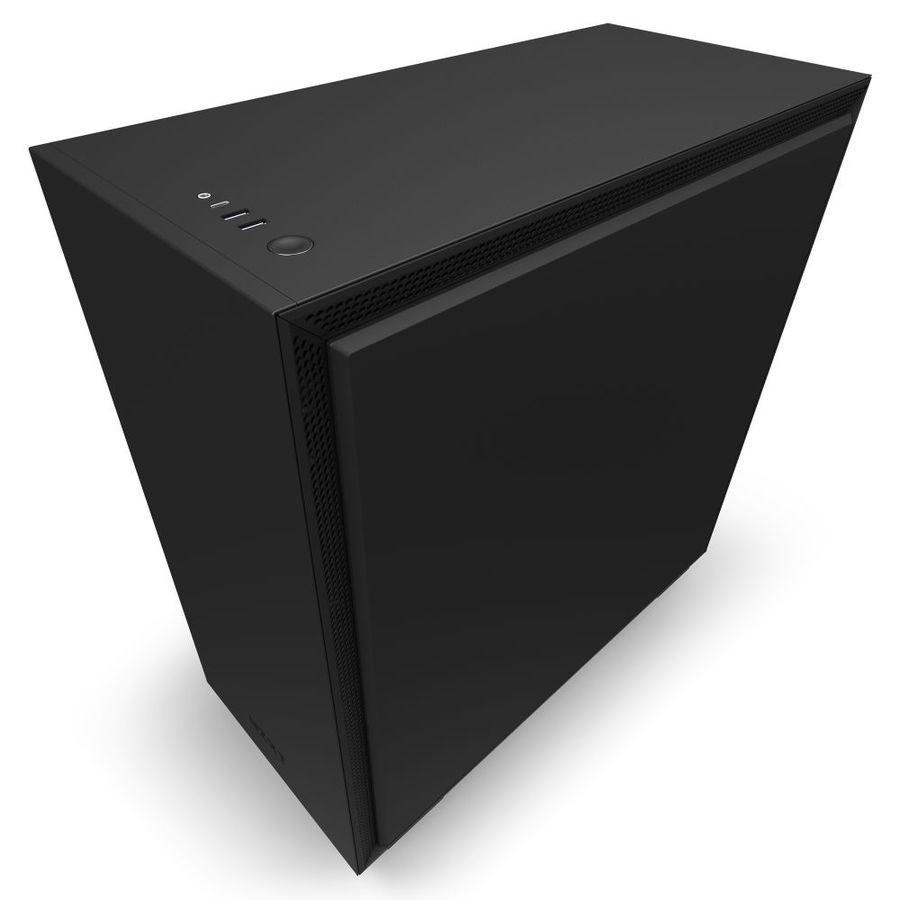 NZXT H710 Black ATX Tower Case Tempered Glass Desktop Computer Case ...