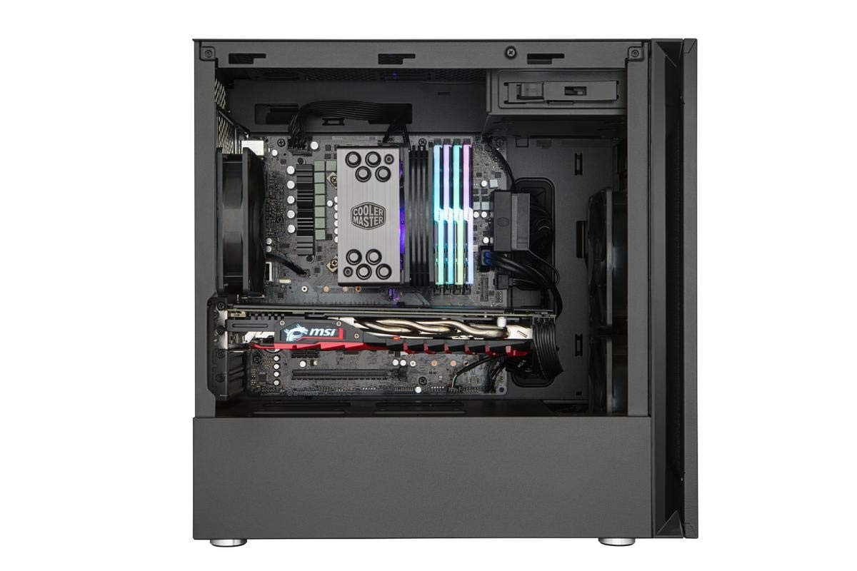 Cooler Master Silencio S400 Black MicroATX Mini Tower Desktop Computer ...