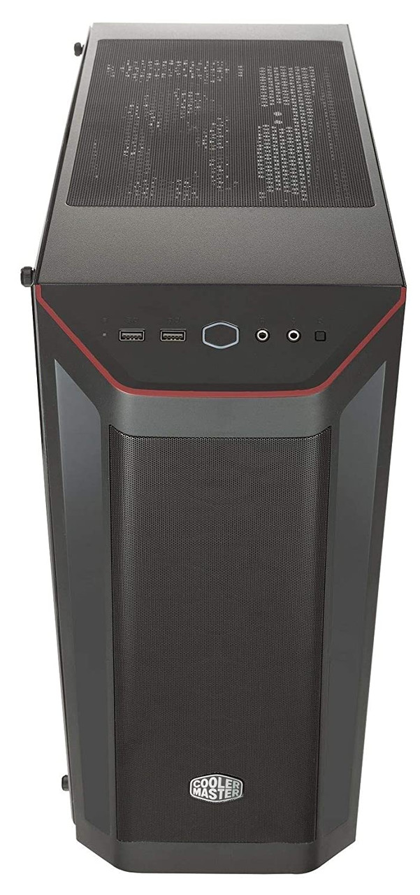 Cooler Master MasterBox MB511 Black / Red ATX Mid Tower Desktop ...
