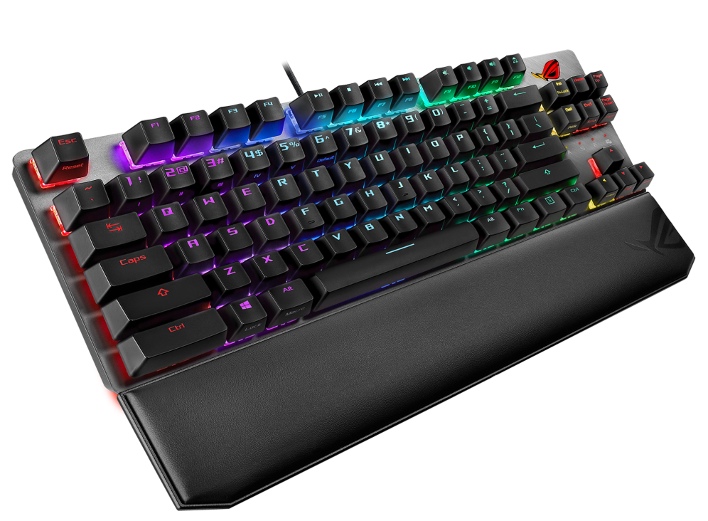 ASUS ROG Strix Scope Deluxe TKL Mechanical RGB Gaming Keyboard Cherry ...