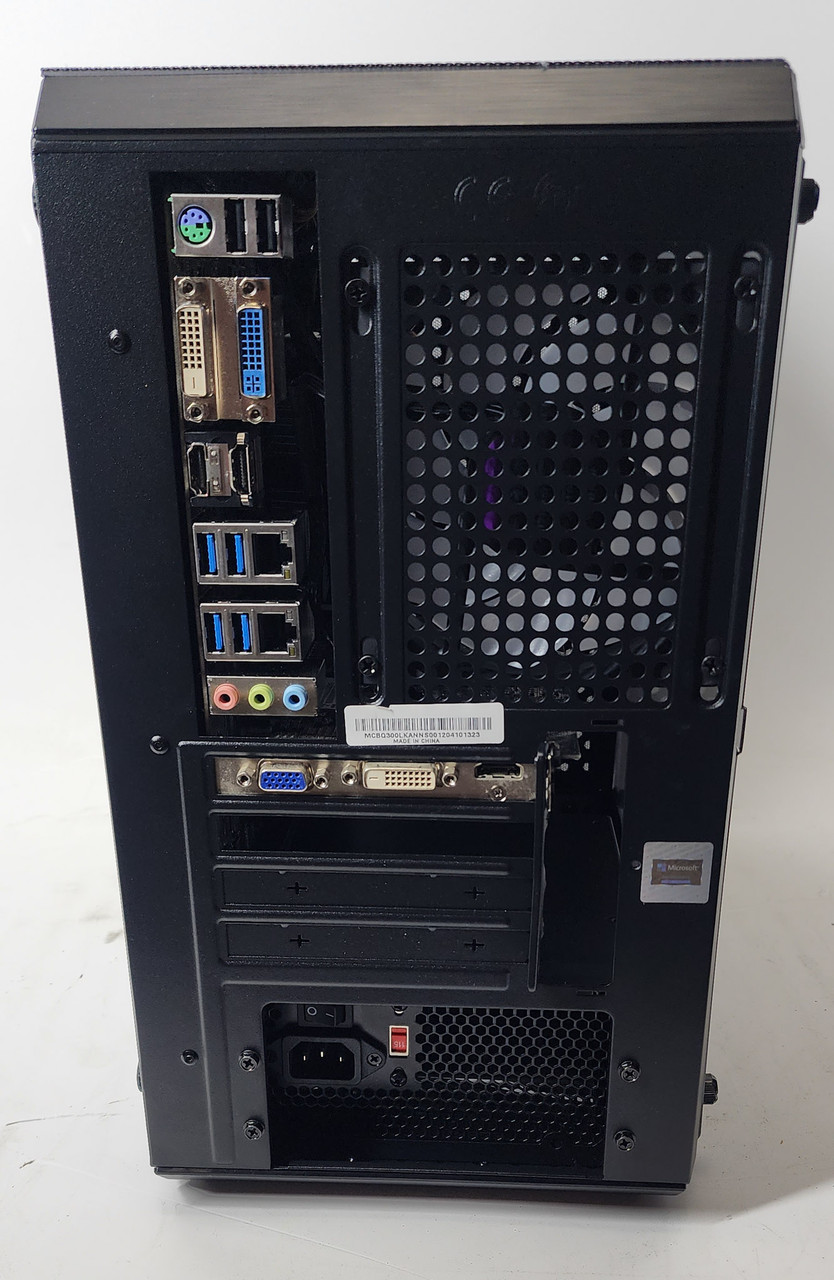 Gaming PC i5-7400 16GB RAM 256GB NVME M.2 SSD 1TB HDD GTX 750 1GB ...