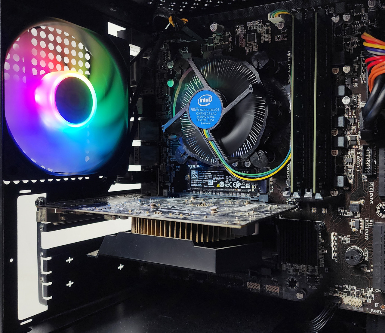 Gaming PC i5-7400 16GB RAM 256GB NVME M.2 SSD 1TB HDD GTX 750 1GB ...