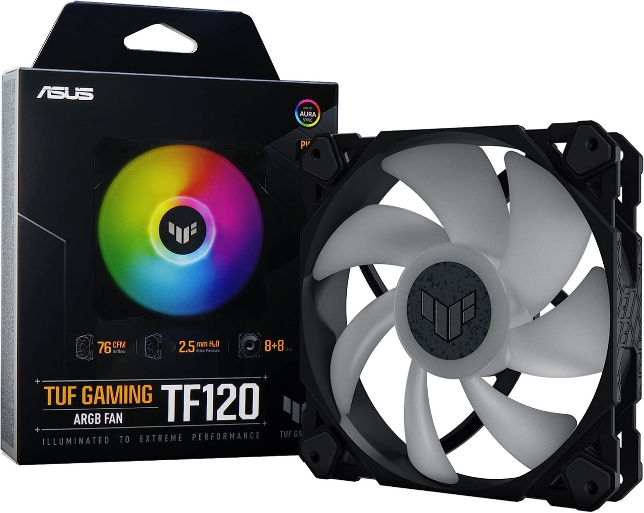 ASUS TUF Gaming TF120 ARGB Chassis Fan 3 Pack - CHQstore