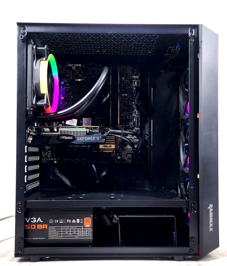 Gaming PC i7-6700 4GHz 16GB RAM 256GB NVME M.2 SSD GTX 1650 SUPER Win10 ...