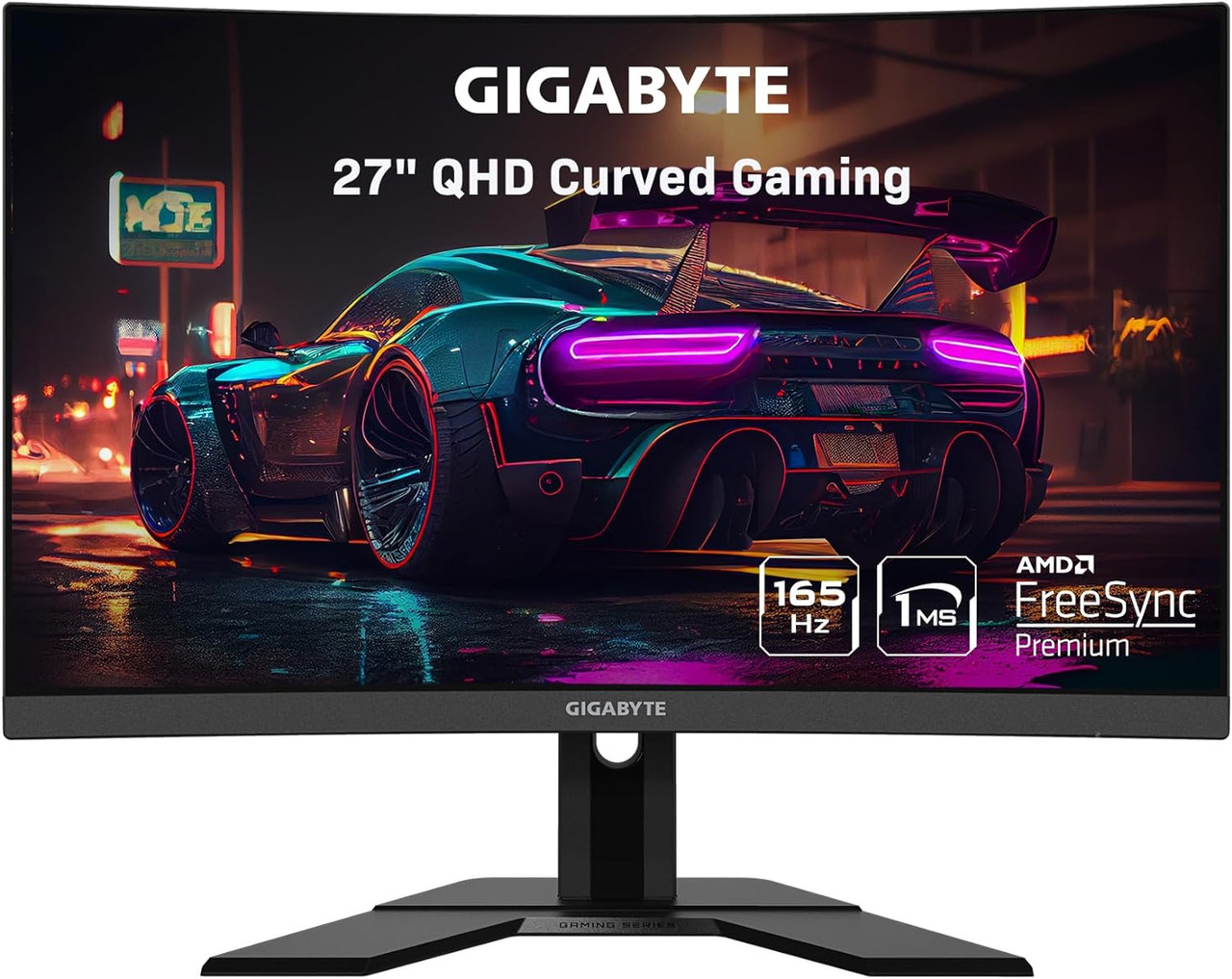 Gigabyte Curved Gaming 27" VA LED WQHD 2560x1440 165hz 1ms G27QCA ...