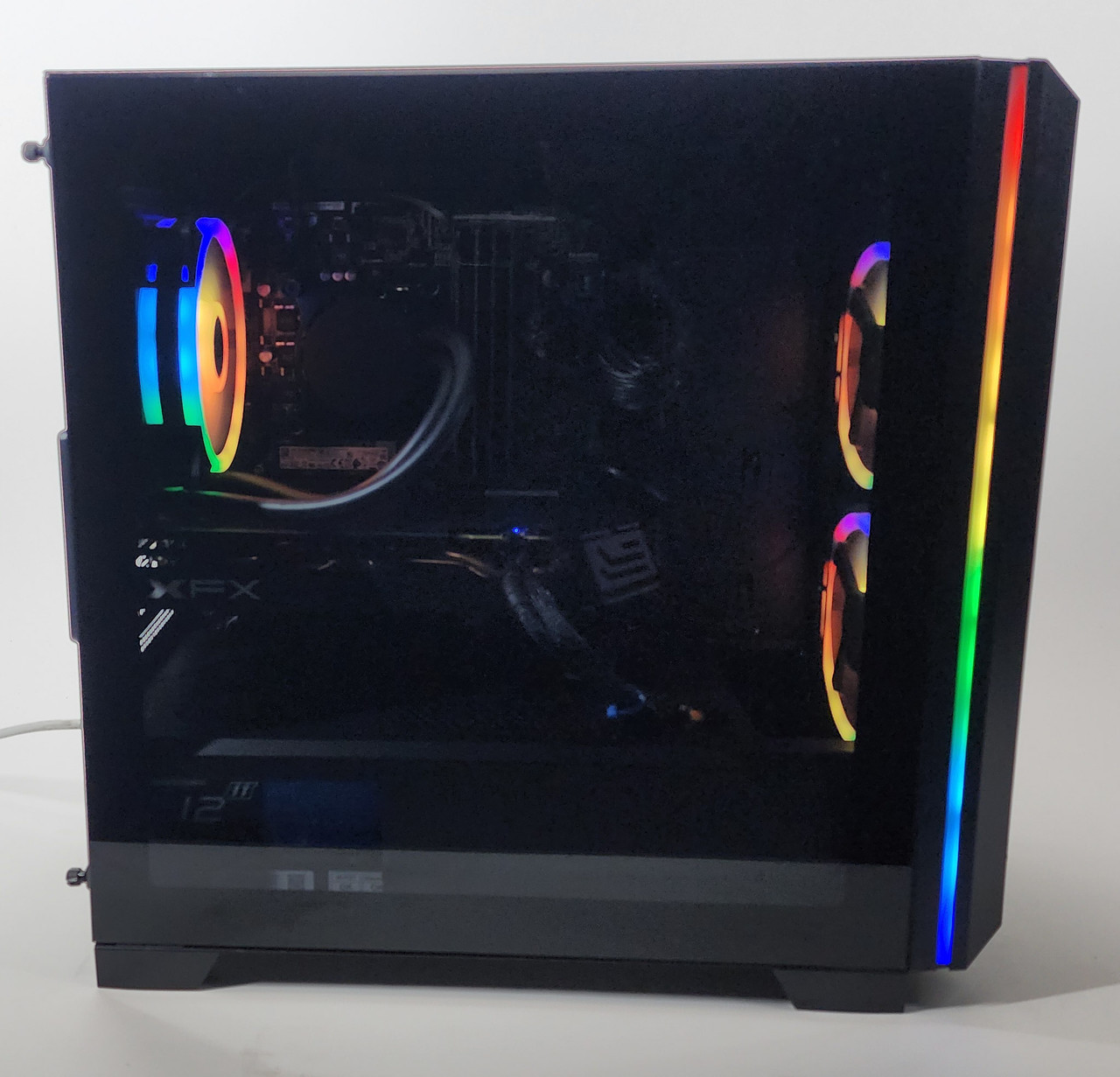 Gaming PC i7-7700 4.2GHz 16GB RAM 512GB NVME M.2 SSD RX 580 8GB ...