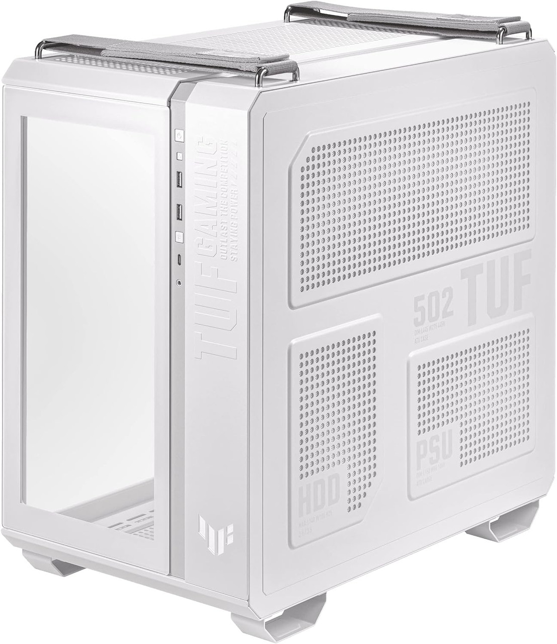 ASUS GT502 TUF GAMING CASE White ATX Mid Tower Desktop Computer Case ...