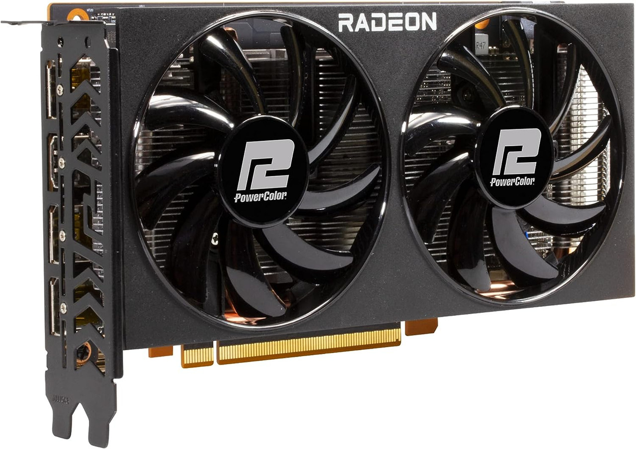 PowerColor Radeon RX 6600 8GB Fighter GDDR6 Video Graphics Card GPU ...