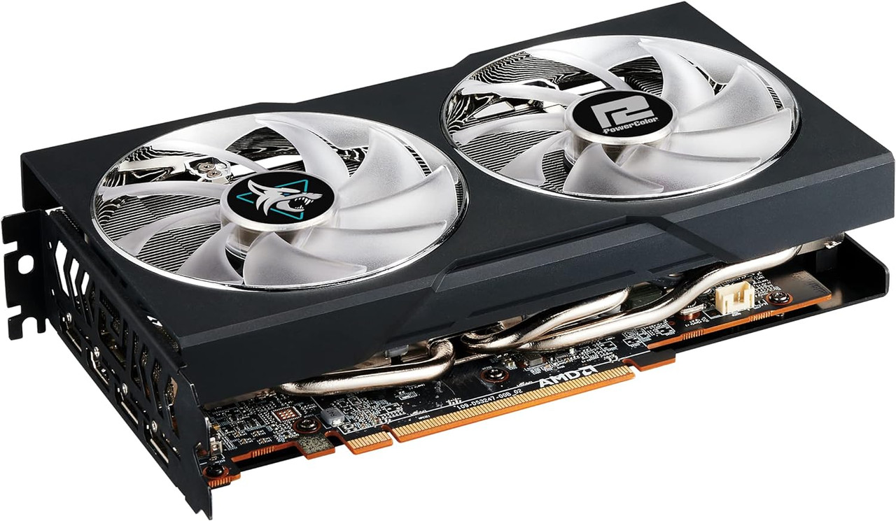 PowerColor Radeon RX 6600 8GB HellHound GDDR6 Video Graphics Card GPU ...
