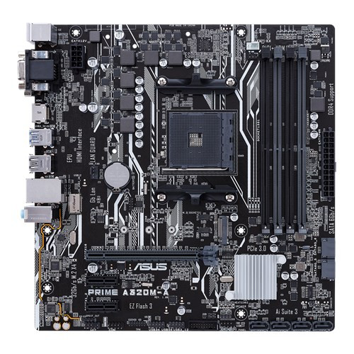 ASUS PRIME A320M-A AMD Socket A320 AM4 Extended ATX M.2 Desktop ...