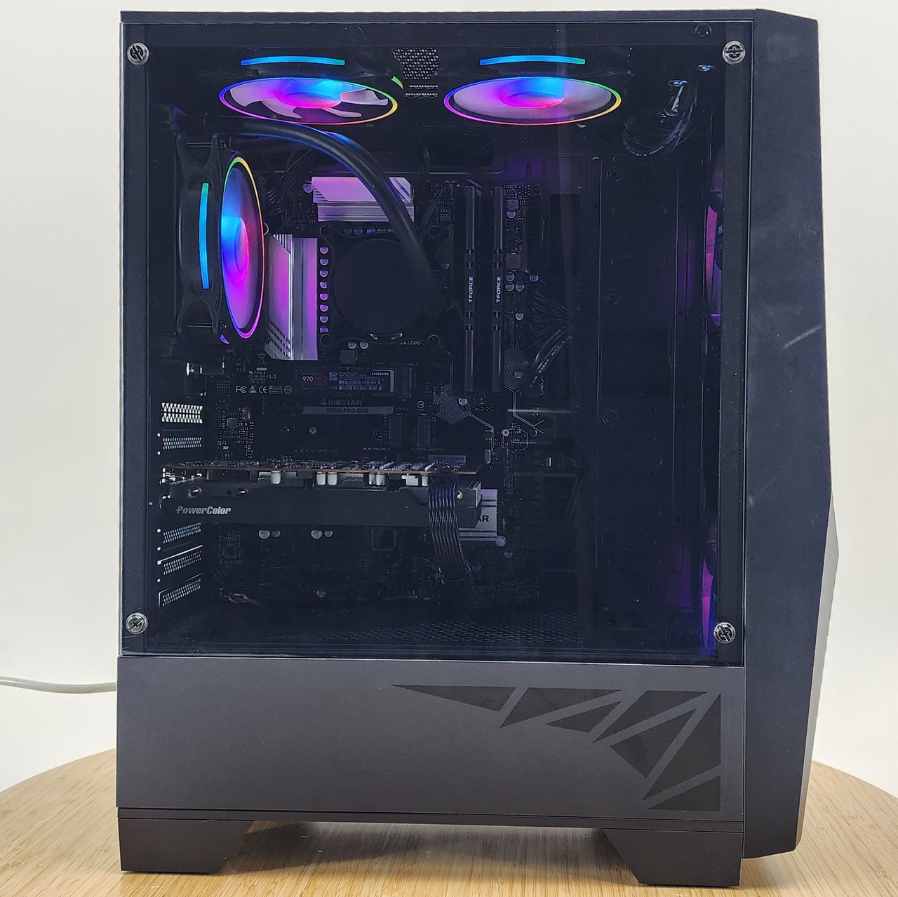 Gaming PC i7-10700K 16GB RAM 500GB SSD + 1TB HDD RX 6600 XT 8GB Windows ...