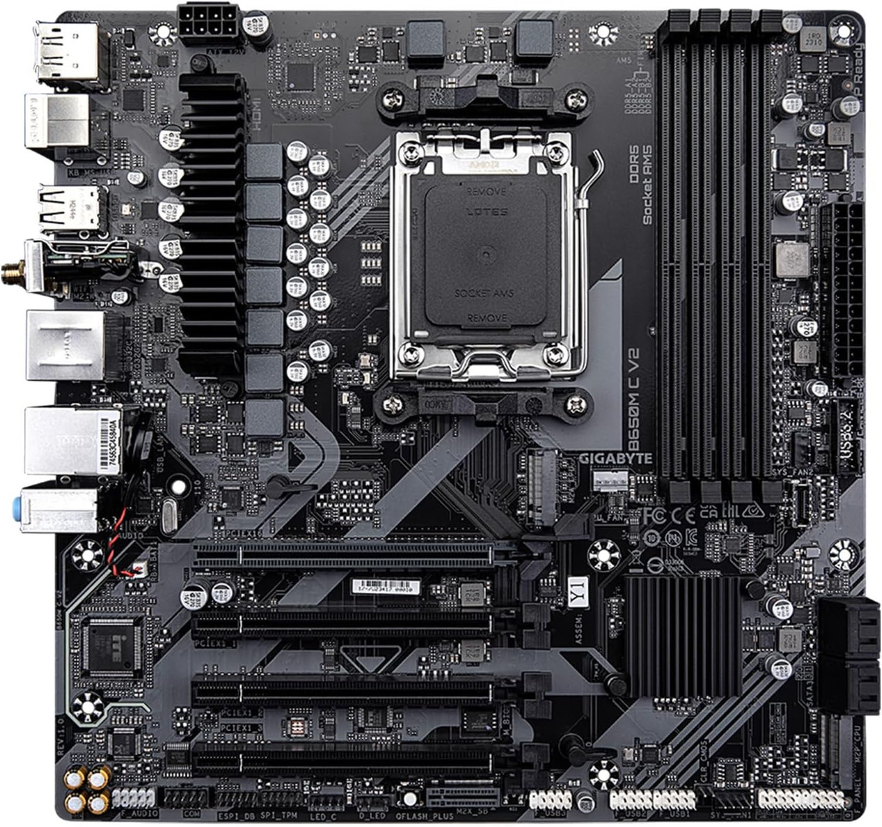 Gigabyte B650M C V2-Y1 AMD AM5 MicroATX B650 Desktop Motherboard - CHQstore