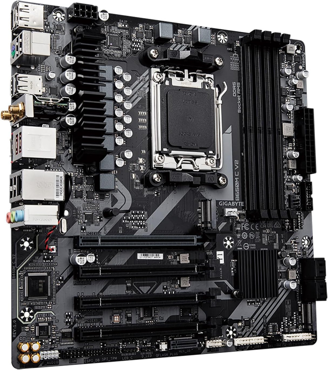 Gigabyte B650M C V2-Y1 AMD AM5 MicroATX B650 Desktop Motherboard - CHQstore