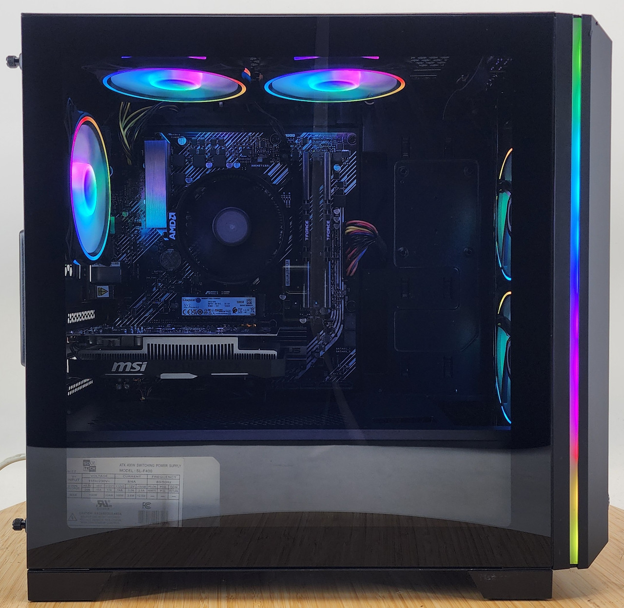 Gaming PC Ryzen 3 4100 16GB RAM 500GB SSD GTX 1650 4GB Windows 11 ...