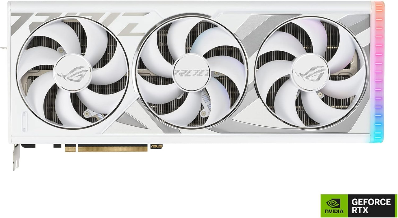 ASUS ROG Strix RTX 4090 White 24GB GDDR6X Video Graphics Card B Grade ...