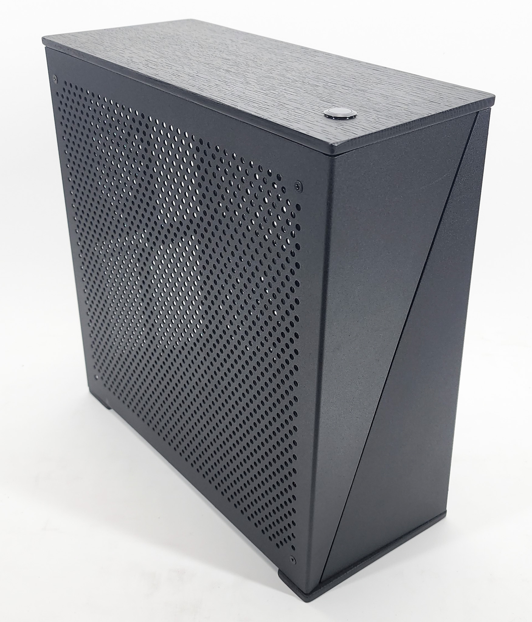 Artesian Builds Custom Pluto Slate Gray Walnut Wood SFF Mini ITX ...