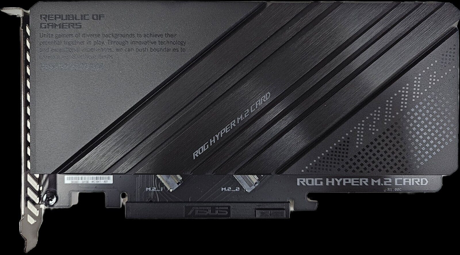 ASUS ROG HYPER M.2 PCIe Card - Gen5 PCIe Ready - CHQstore