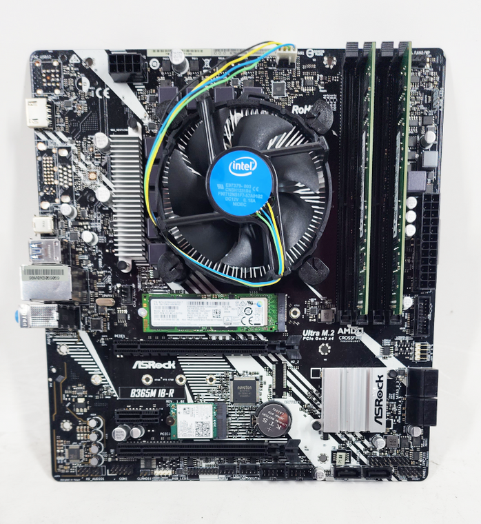 DIY Gaming i3-9100F 4.2GHz 16GB RAM 256GB NVME M.2 SSD Computer Parts ...