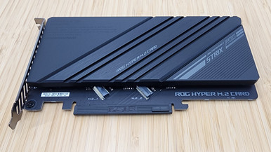 ASUS ROG HYPER M.2 CARD PCIE NVME M.2 EXPANSION CARD - CHQstore