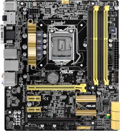 ASUS H87-M PRO Intel LGA 1150/Socket H3 H87 1150 MicroATX Desktop ...