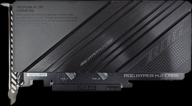 ASUS ROG HYPER M.2 PCIe Card - Gen5 PCIe Ready - CHQstore
