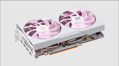 PowerColor Radeon RX 6600 XT 8GB Hellhound Sakura GDDR6 Video Graphics ...