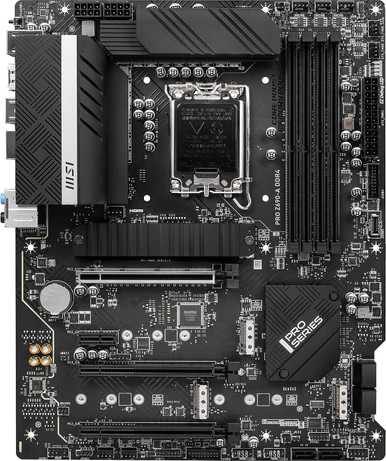 MSI PRO Z690-A DDR4 Intel LGA 1700 Z690 ATX M.2 Desktop Motherboard A ...