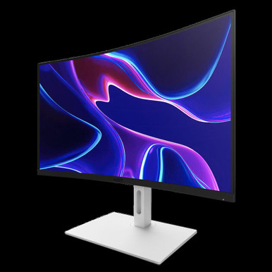 NZXT Canvas 32\" QHD 1440p Curved 165Hz 1ms Gaming Monitor Black (White ...