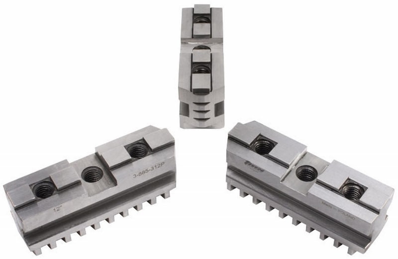 TMX Hard Master Jaws for 5" Scroll Chuck, 3 Piece Set, 3-885-305P
