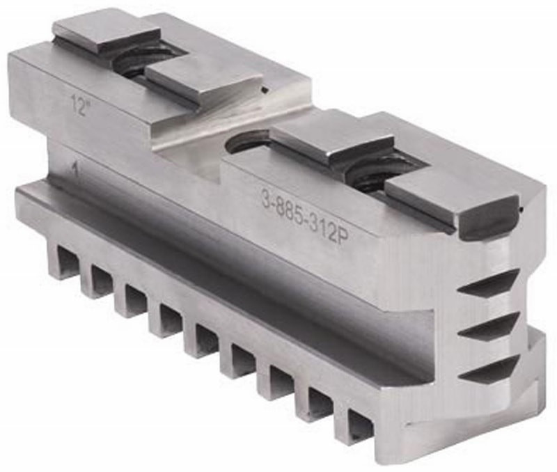 TMX Hard Master Jaws for 8" Scroll Chuck, 3 Piece Set, 3-885-308P