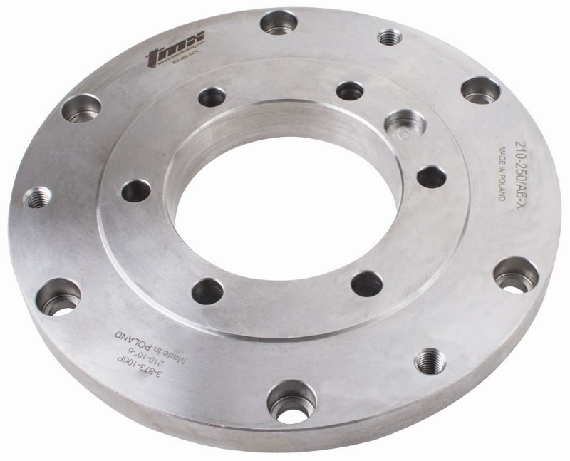 TMX Finished A2-6 Adapter Plate 3-873-106P for 10" Chucks