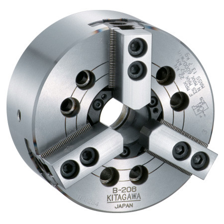 Kitagawa 10" 3 Jaw Large Thru Hole Power Chuck BB210