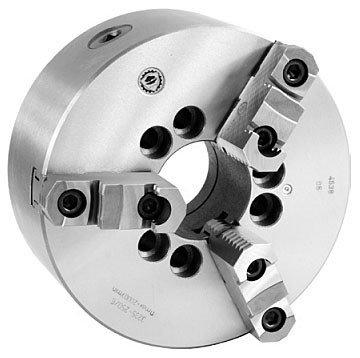Bison 6" 3 Jaw Self Centering Manual Chuck A1-5 Mount 7-801-0615